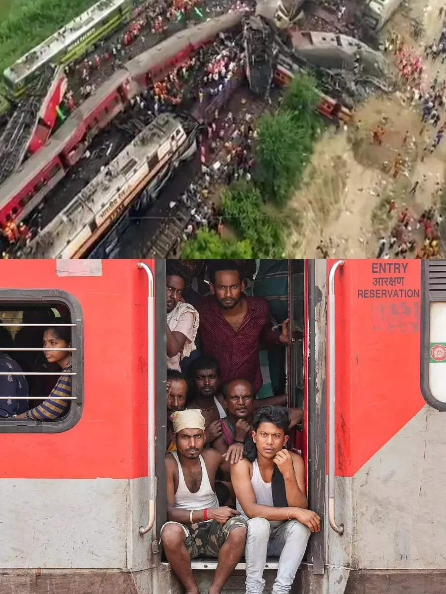 Coromandel Express passes through accident site in Odisha | Times of India