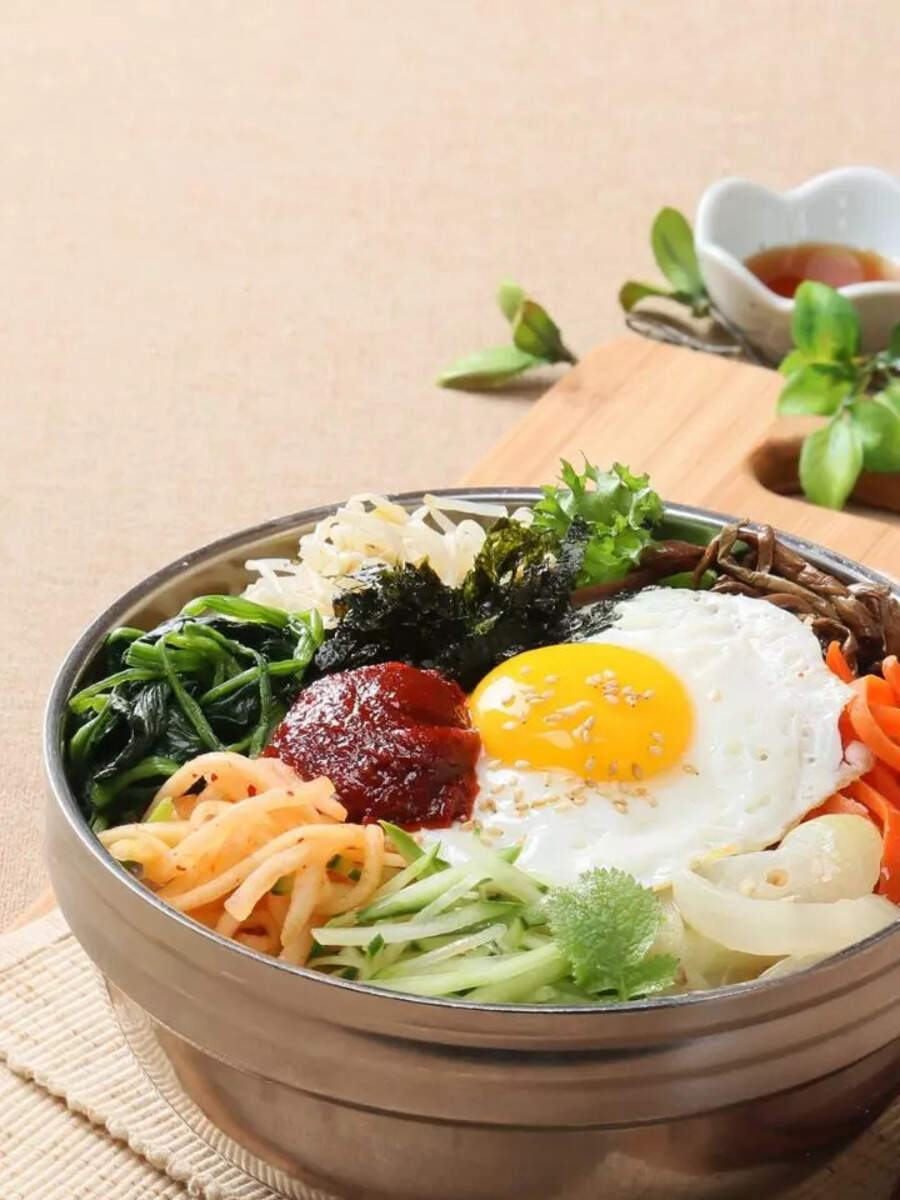 Easy-to-make Korean Bibimbap with leftover rice | Times of India