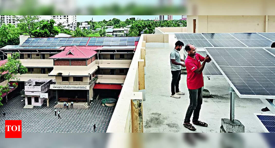Elamakkara Ghss To Go Fully Solar | Kochi News - Times of India