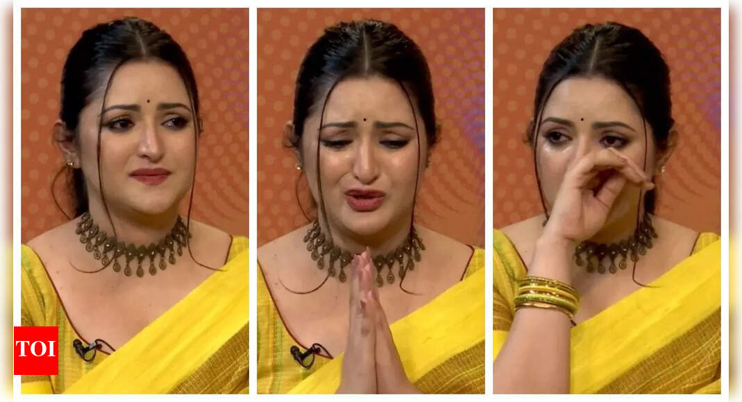 Viral video: Actress Pori Moni breaks into tears on camera, says 'I ...