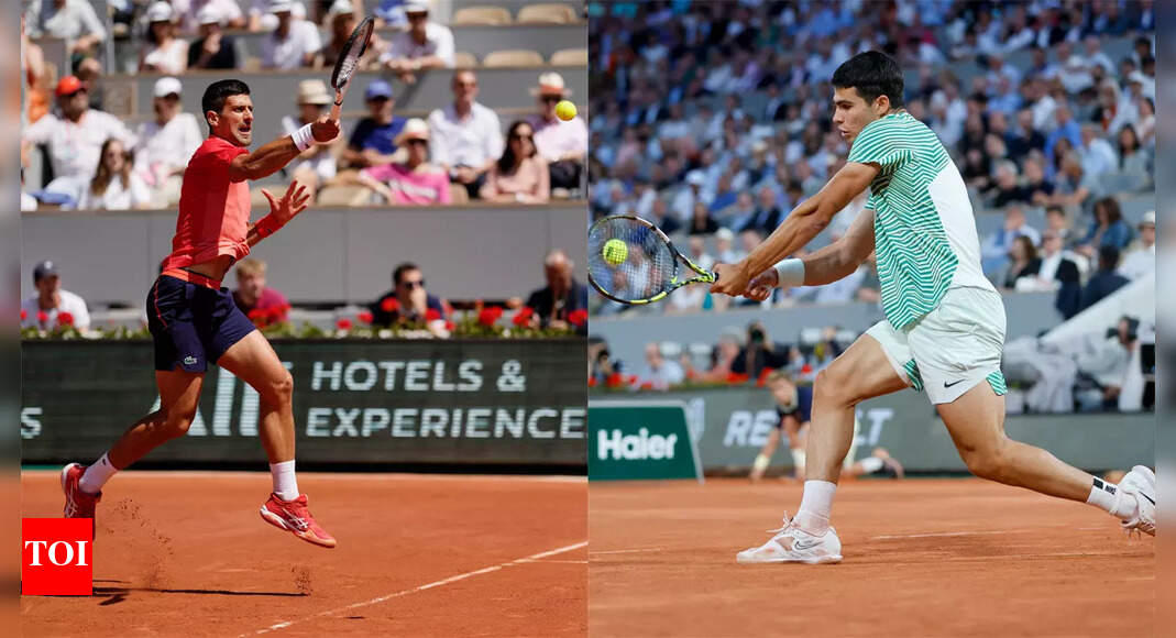Novak Djokovic and Carlos Alcaraz in era-defining French Open duel ...
