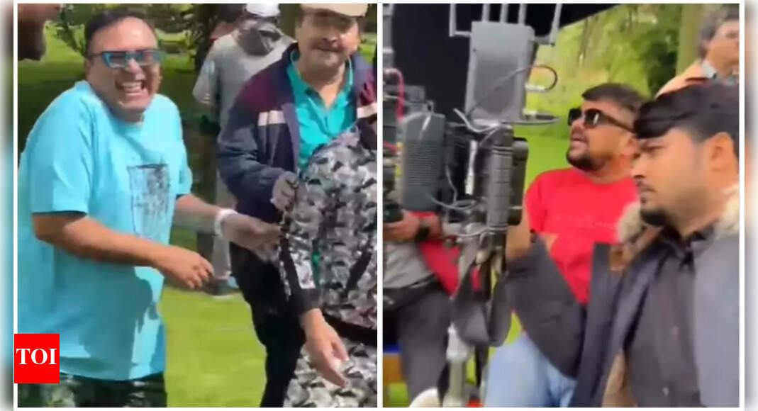 Actor Hemang Dave shares a BTS video from the London shoot of Dharmesh Mehta’s next | Gujarati ...