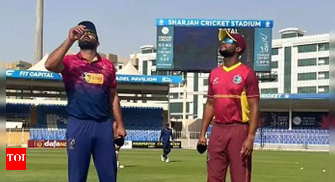 UAE vs West Indies, 3rd ODI Live Cricket Score Updates - The Times of India