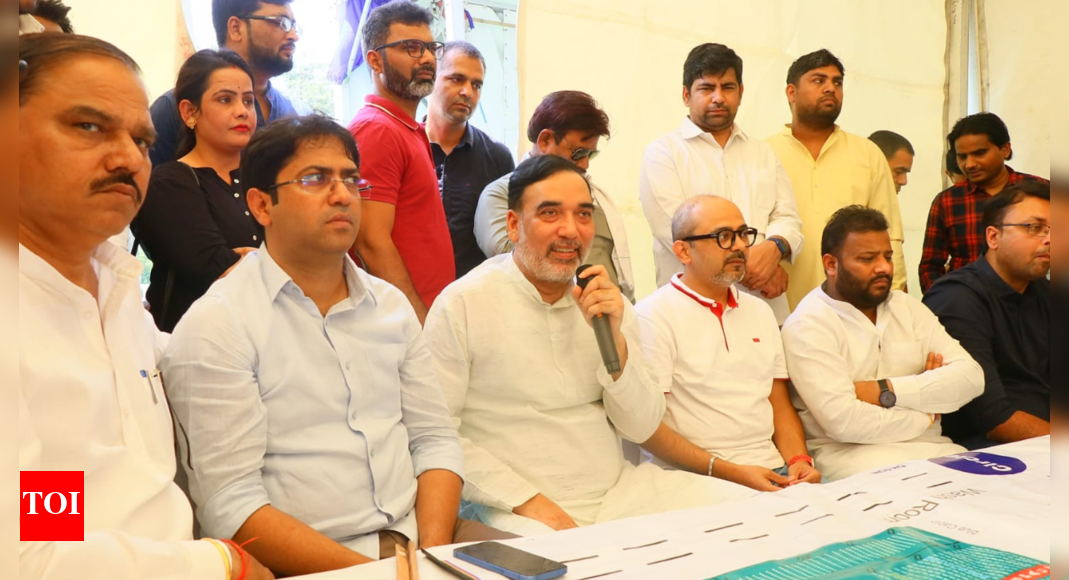 AAP's Gopal Rai reviews preparations for 'Maha-Rally' against Centre's ...