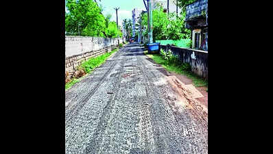 No Milling Possible, But Scarification Done Ahead Of Relaying Road ...