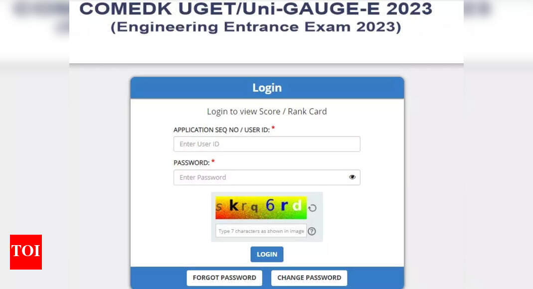 COMEDK Result 2023 released on comedk.org, direct link to download ...