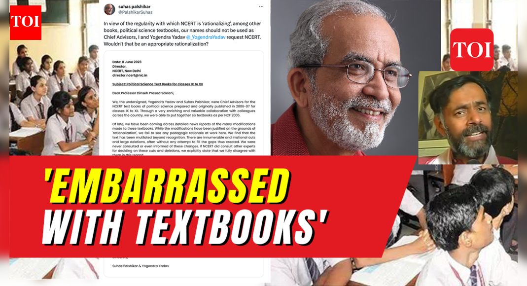'Embarrassed With Textbooks': Suhas Palshikar, Yogendra Yadav ask NCERT ...