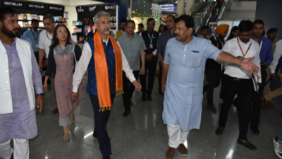 External affairs minister S Jaishankar reaches Varanasi to host G20 development ministers ...