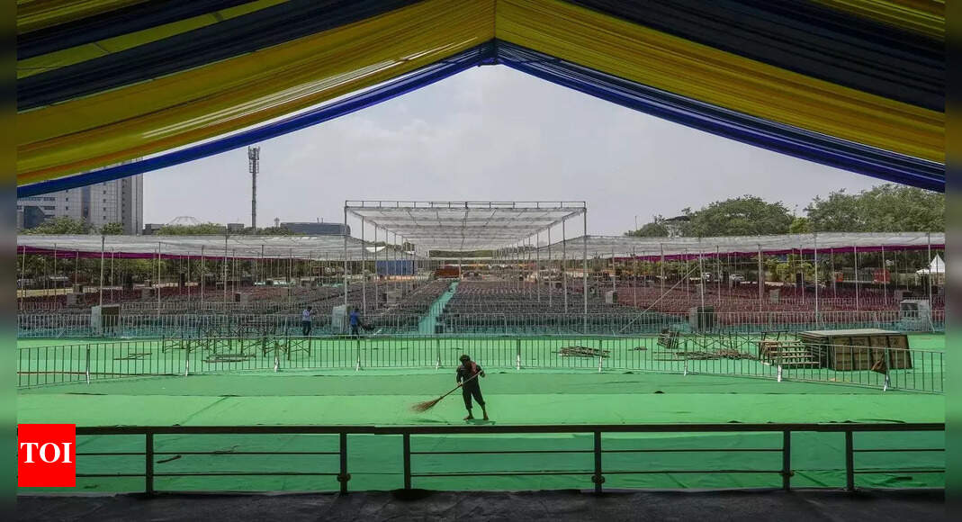 Delhi Ordinance Security Upped Ahead Of Aaps Maha Rally On Sunday Delhi News Times Of India