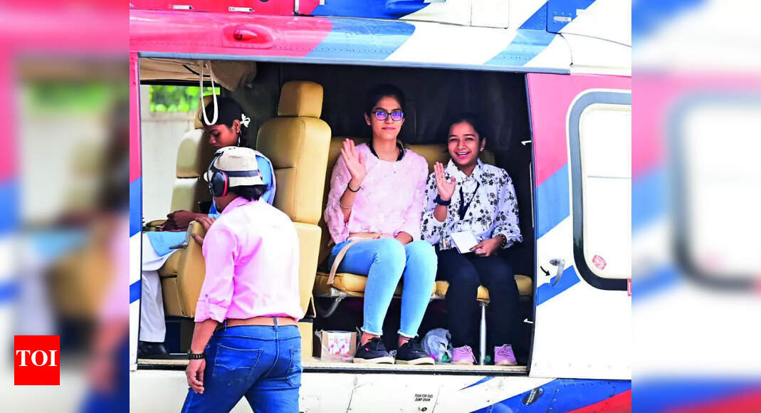 Cm Gifts Copter Ride To Class 10, 12 Toppers | Raipur News - Times of India