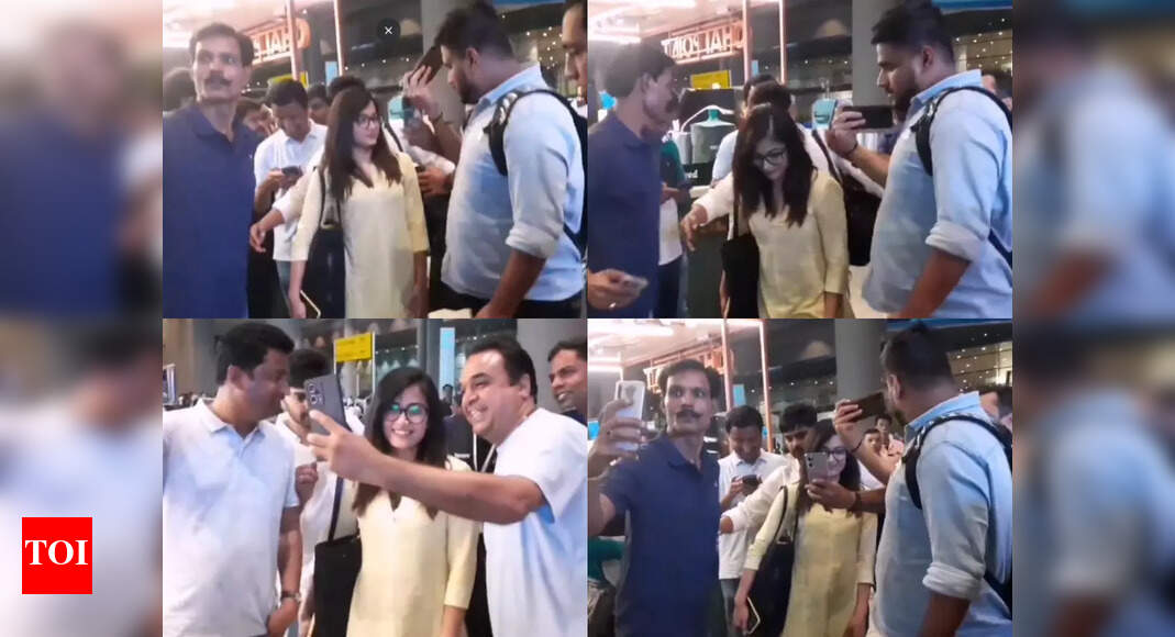 Watch: Rashmika Mandanna's Mumbai airport arrival interrupted by ...