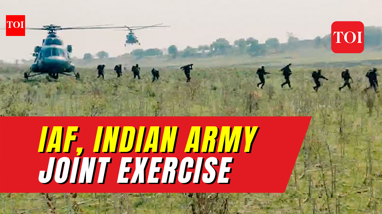 Watch: IAF, Indian Army conclude joint exercise in central sector
