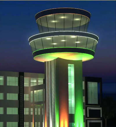 Atc Tower Construction Takes Off At Raja Bhoj Airport, To Be Ready ...