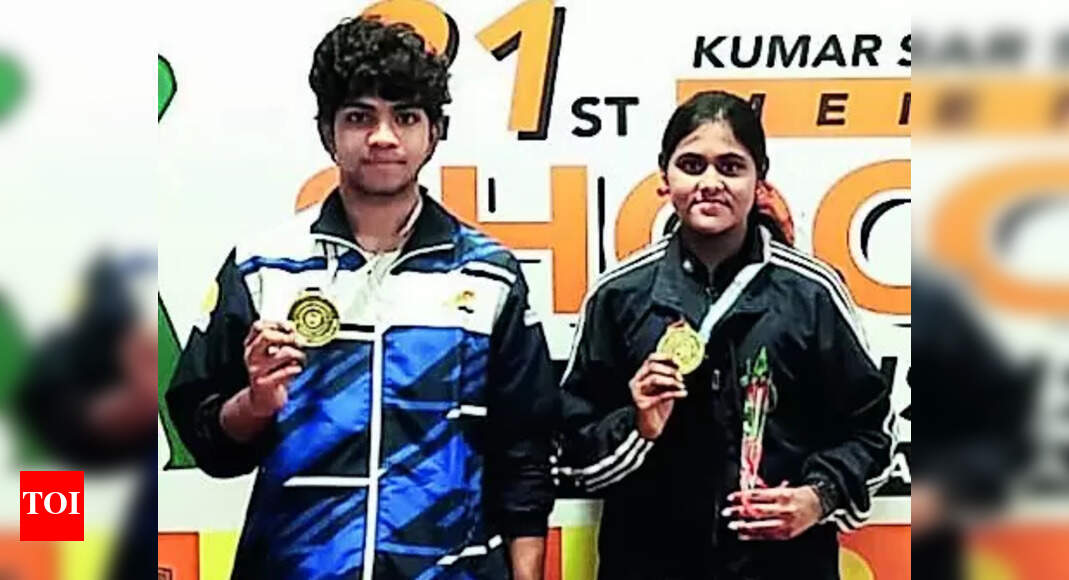Uma Mahesh-akshaya Clinch Shooting Gold | Vijayawada News - Times of India