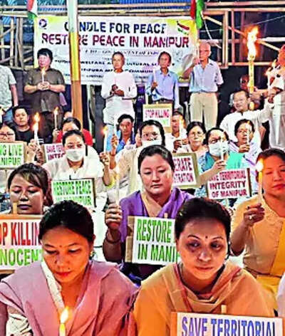 Over 50,000 Displaced People Staying In 349 Relief Camps | Imphal News ...