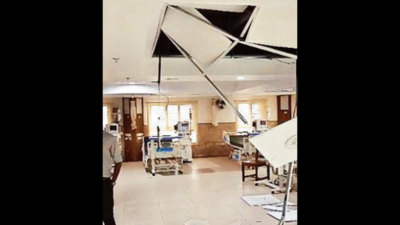 Pop: Pop Ceiling Collapses In Dialysis Ward At Svp | Ahmedabad News ...