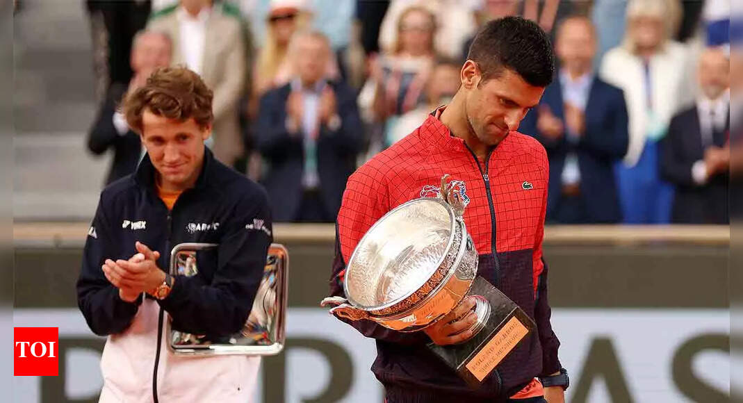 Novak Djokovic puts pressure on you to take more risks: Casper Ruud | Tennis News - Times of India