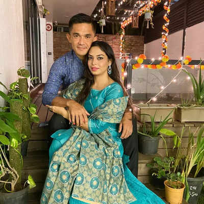 Sunil Chhetri and wife Sonam expecting a baby in August - Times of India