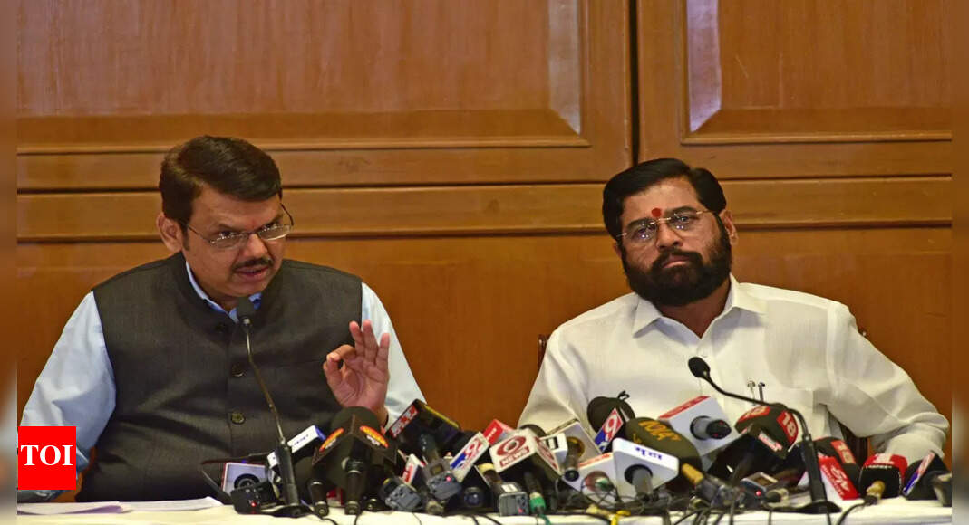 Shiv Sena News: Row over Eknath Shinde-led Shiv Sena's advertisement as Devendra Fadnavis edged ...