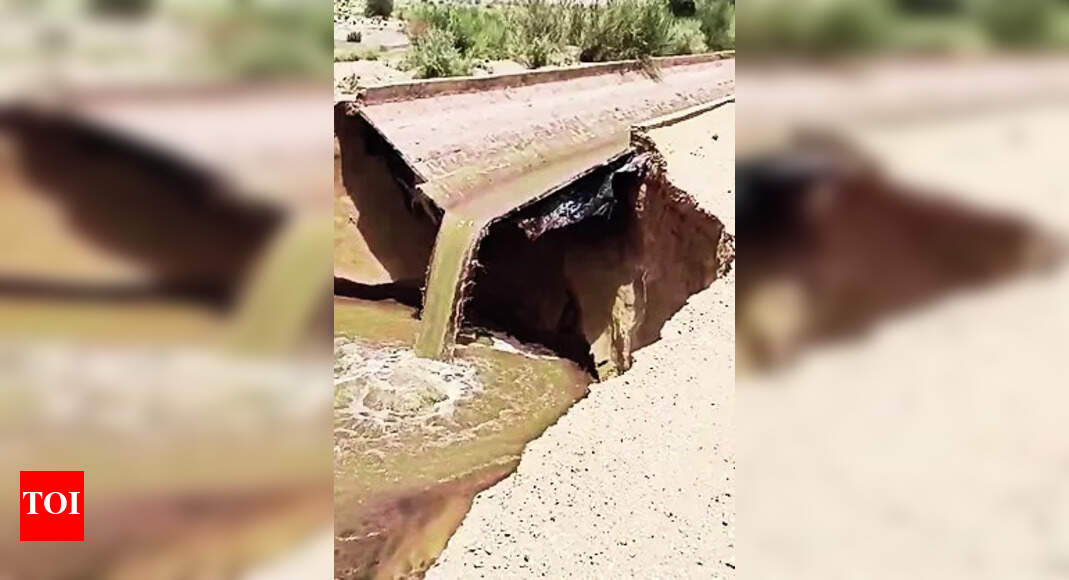 Indira Gandhi: Broken Branch Of Ig Canal Unattended For Three Days In ...