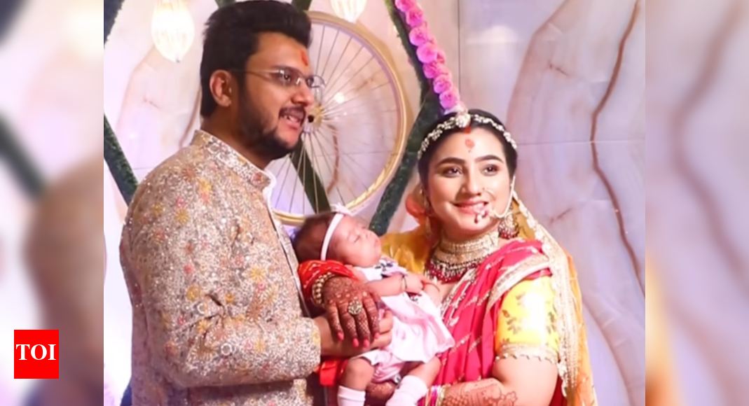 New mommy Neha Marda gives a glimpse of her baby girl’s grand naming ...