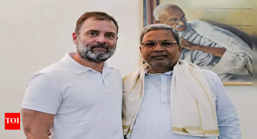 Graft rate ad: Rahul Gandhi, Siddaramaiah named in BJP's defamation case | India News - Times of ...