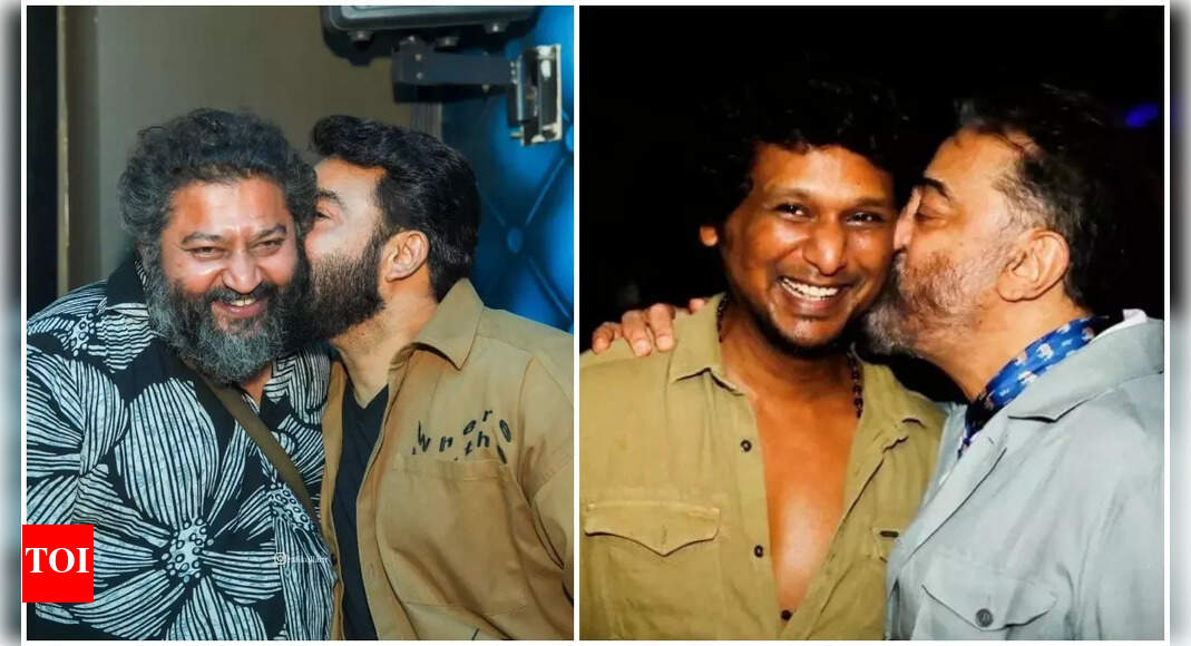 Mohanlal's cheeky wrap-up kiss: Fans compare sweet wrap-up moments with ...