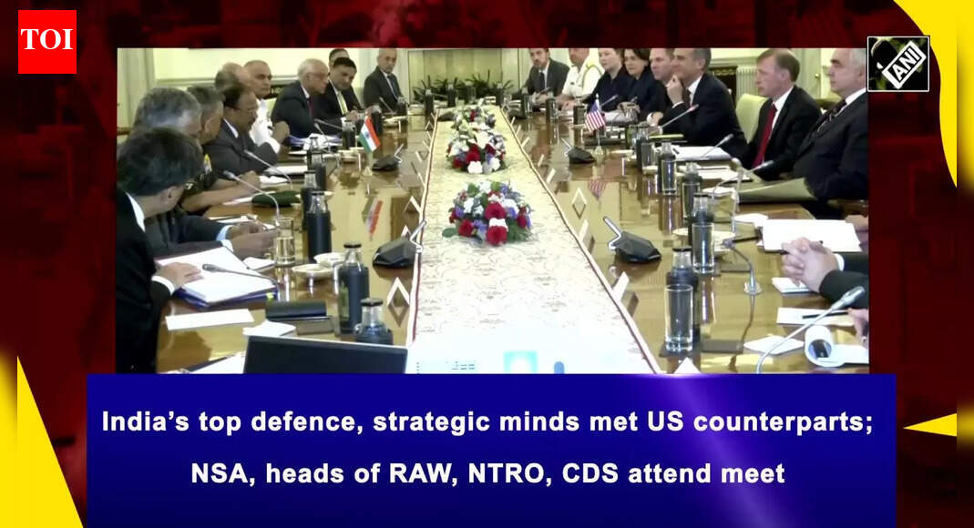 India’s top defence, strategic minds met US counterparts; NSA, heads of ...