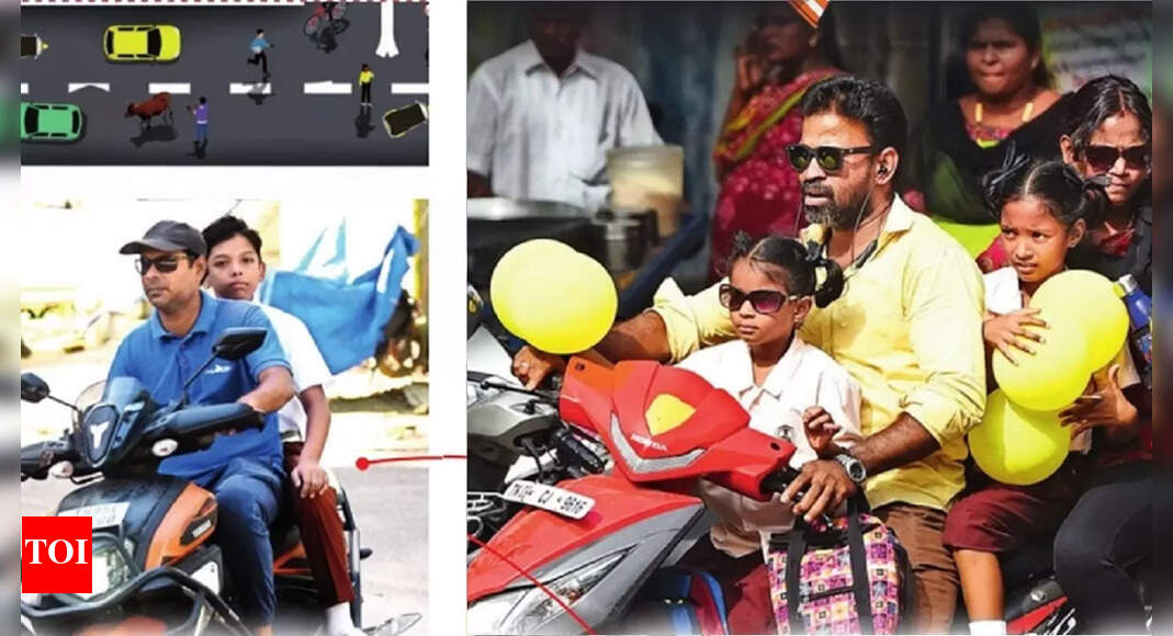 From helmetless travel to riding triples - Every traffic and safety ...