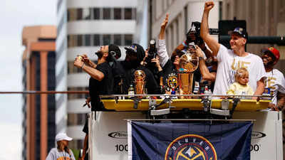 Thousands celebrate NBA champion Nuggets at parade | NBA News - Times ...