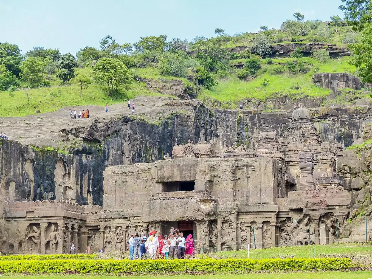 A look at Kailasa cave temple: An architectural marvel in Maharashtra ...