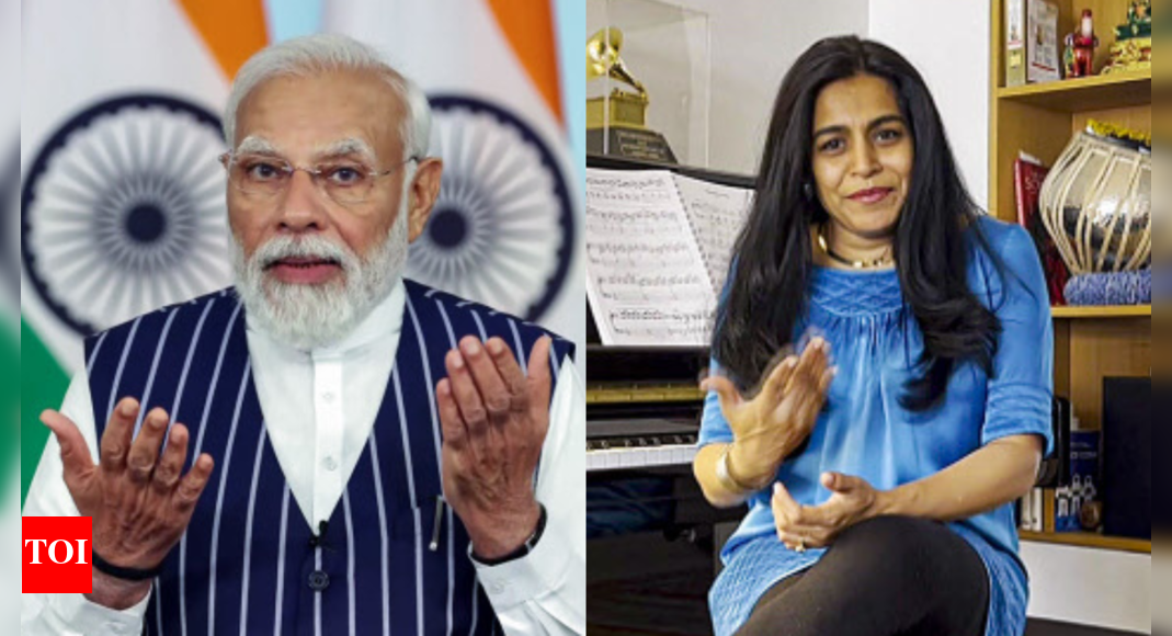 'Excellent effort': PM Modi praises Indian-American singer Falguni Shah ...