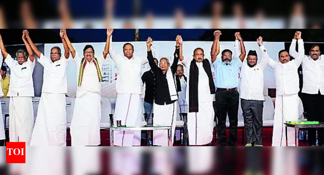 Dmk: Dmk, Allies Slam Bjp For Arresting Senthil Balaji | Coimbatore ...