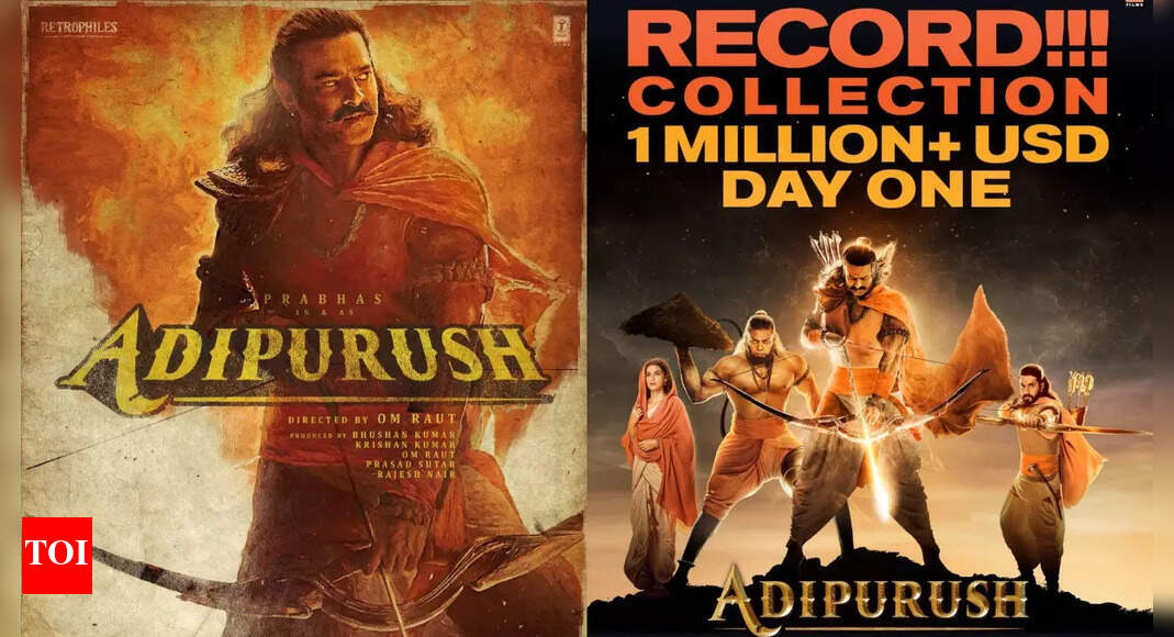 'Adipurush’ (Telugu) Box-Office Collections Day 1: Prabhas, Kriti Sanon ...