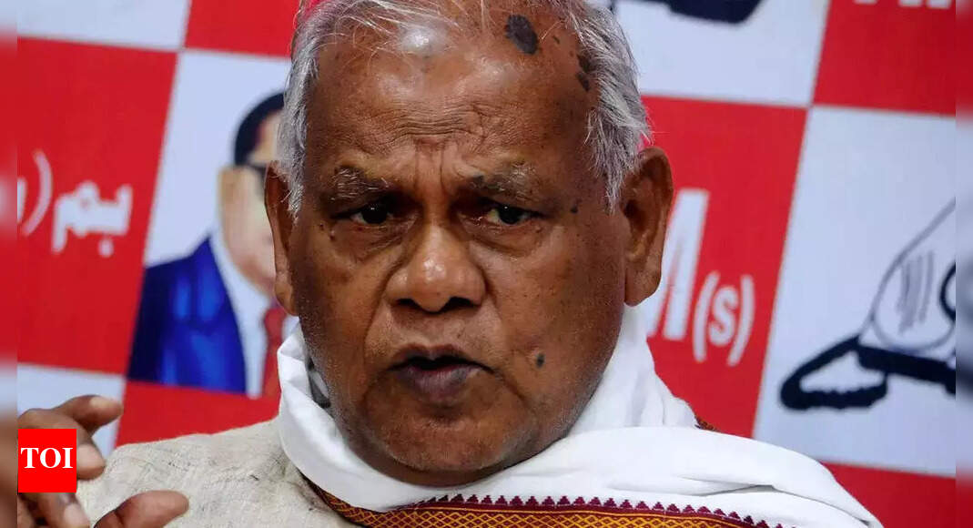 Nitish Kumar might rejoin NDA, ditch Tejashwi Yadav: Jitan Ram Manjhi | Patna News - Times of India