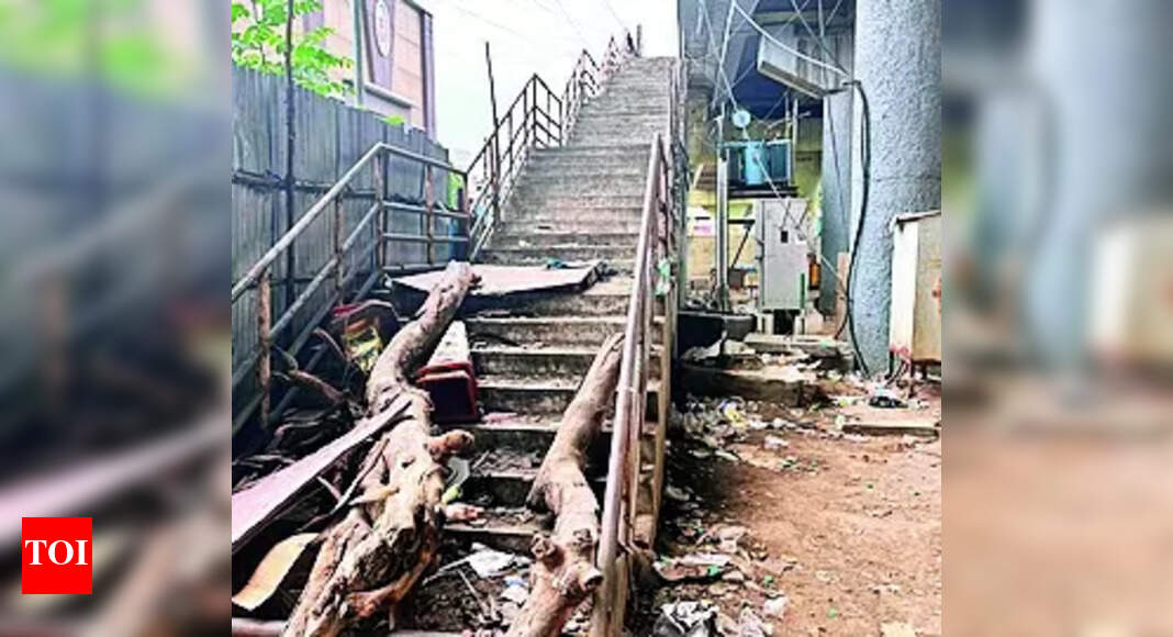 Pedestrian Bridge Along Mit Flyover At Chromepet In Bad Shape | Chennai ...