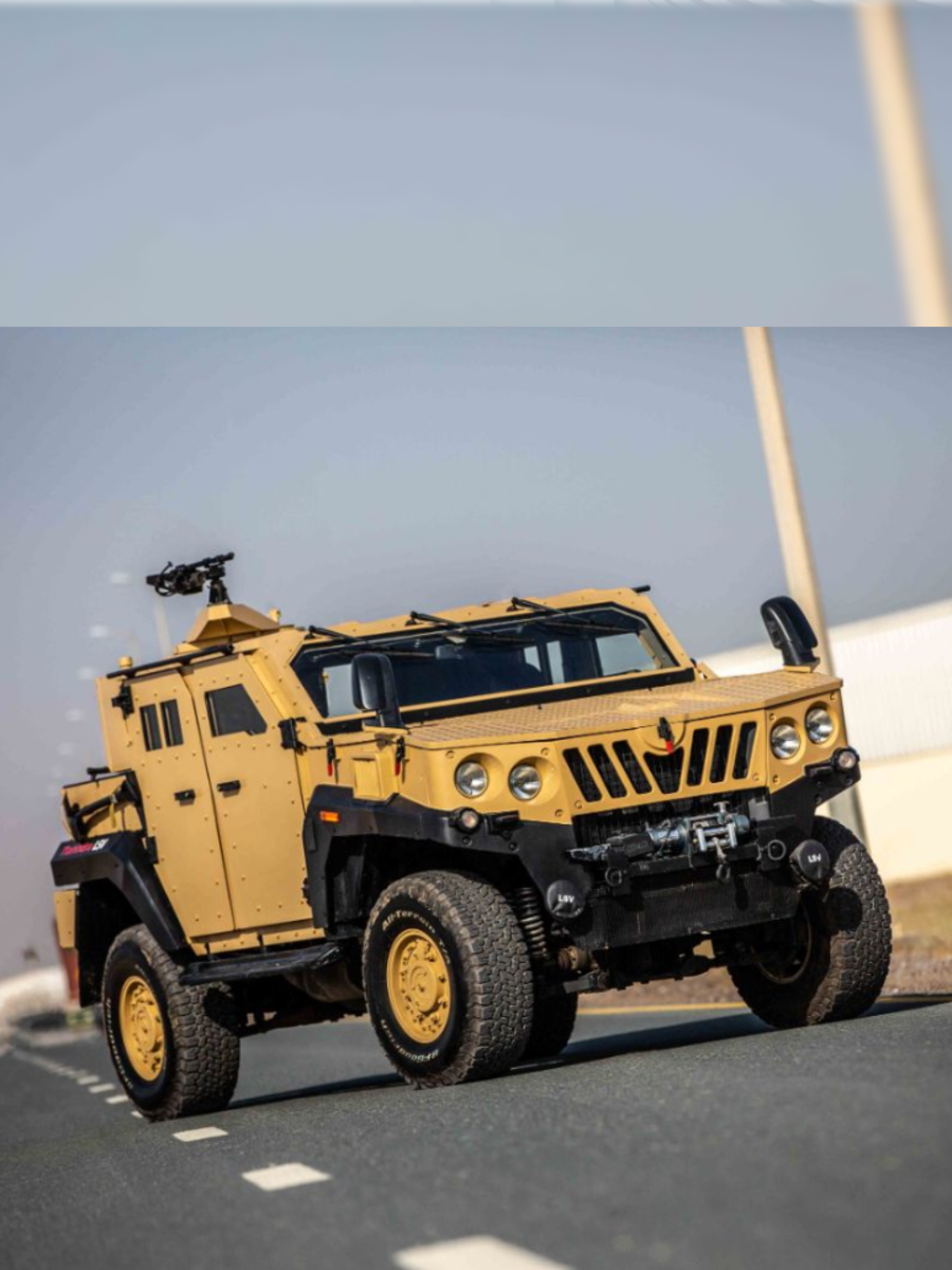 Mahindra Armado, India's first armoured LSV in pics: Gun hatch, bullet ...