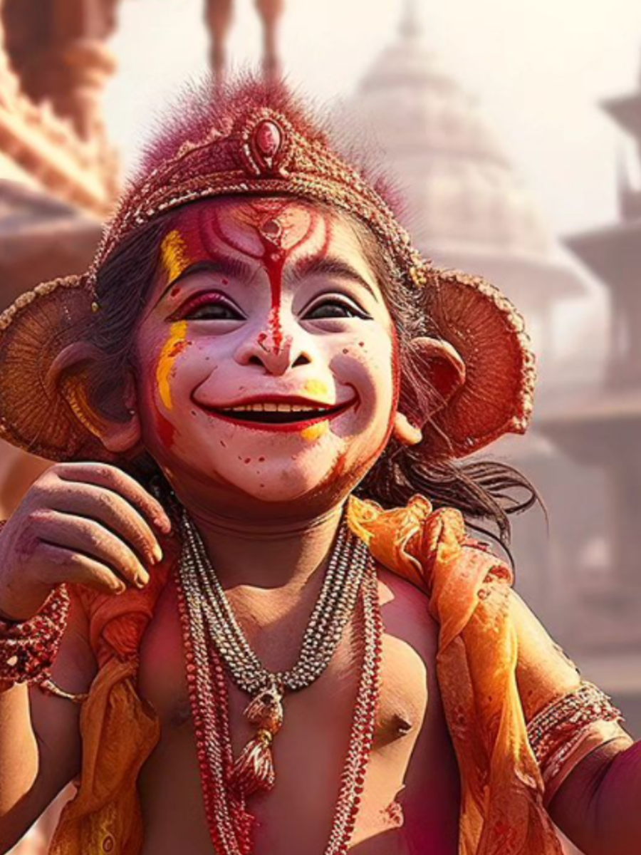 AI Imagines Baby Gods and Goddesses Playing Holi On The Streets Of ...