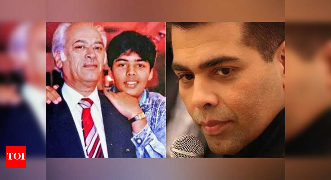 This is how Karan Johar paid tribute to dad Yash Johar on Father's Day ...