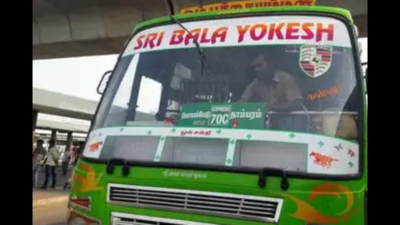 Only 35% of omni buses operated in the state | Chennai News - Times of ...