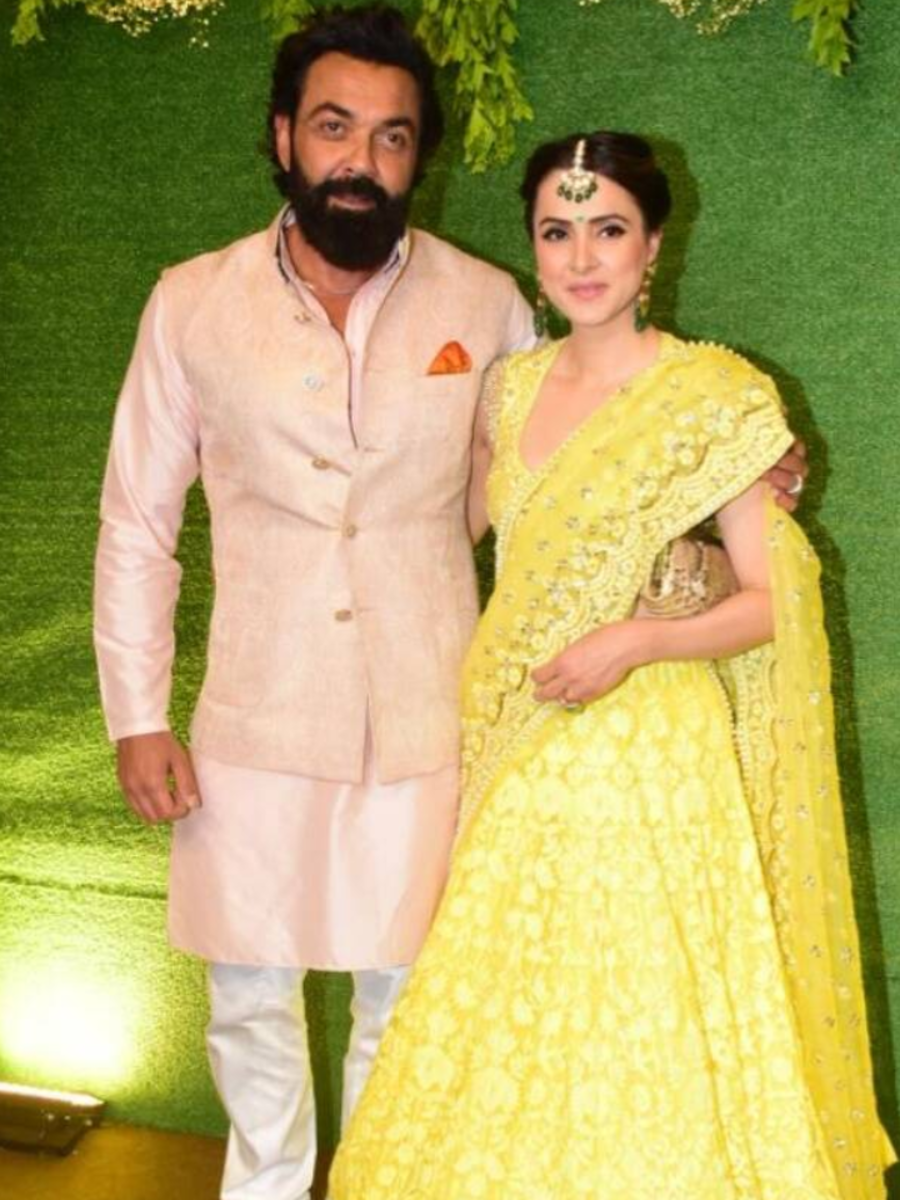 bobby deol wife tanya deol at karan deol's wedding could easily pass as ...