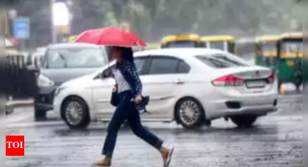 Light rain brings relief from heat | Delhi News - Times of India