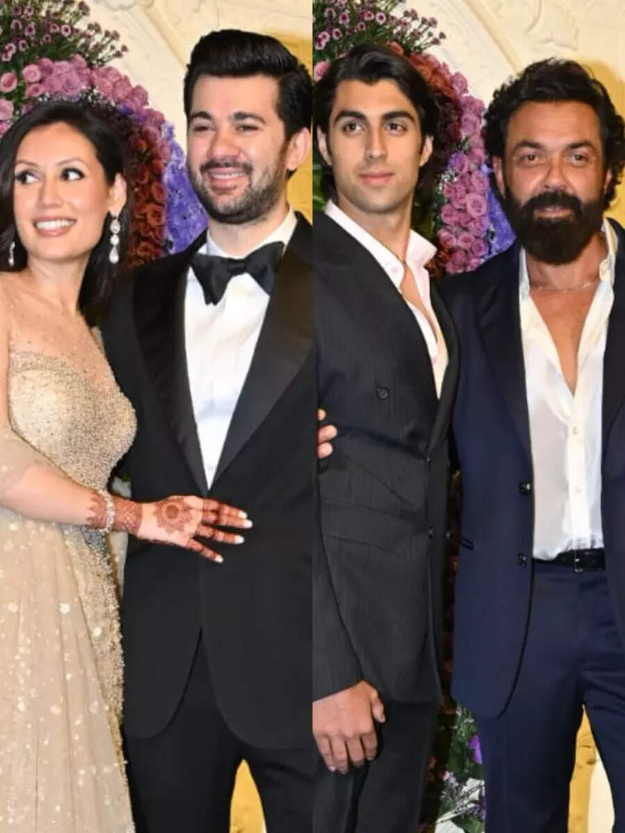 Karan Deol: Best dressed celebrities at Karan Deol- Drisha Acharya's ...