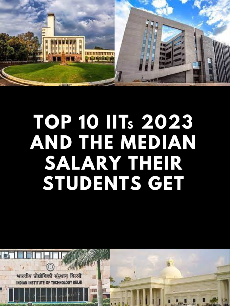 Top 10 IITs 2023 and The Median Salary Their Students Get | Times Now