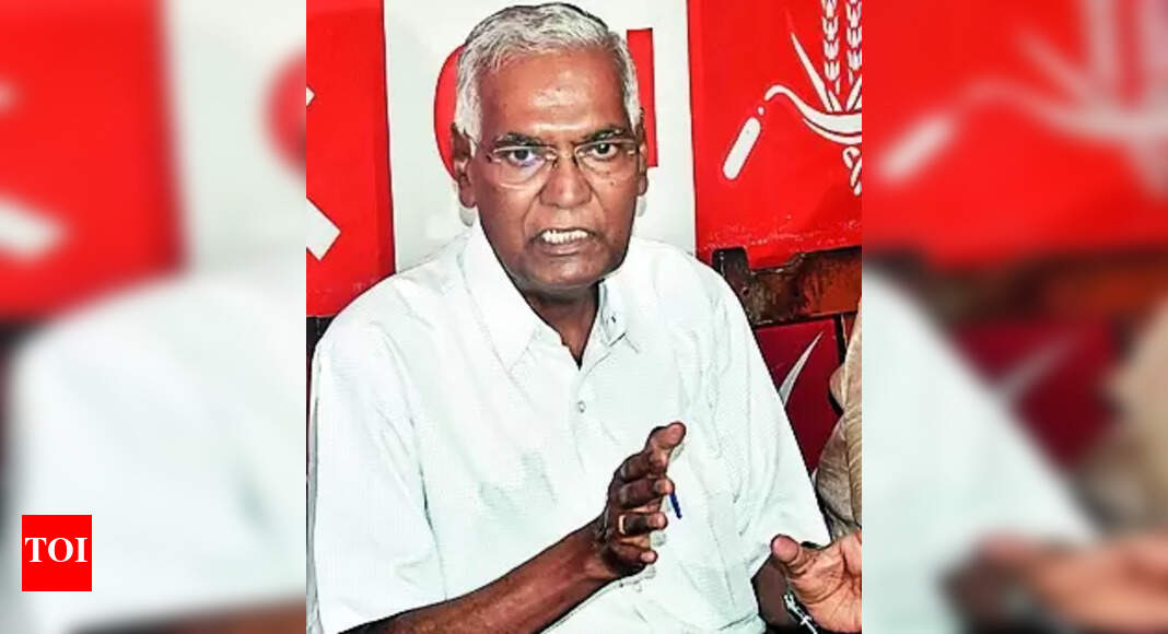 All Anti-bjp Parties Must Cooperate With Each Other: D Raja | Ranchi ...