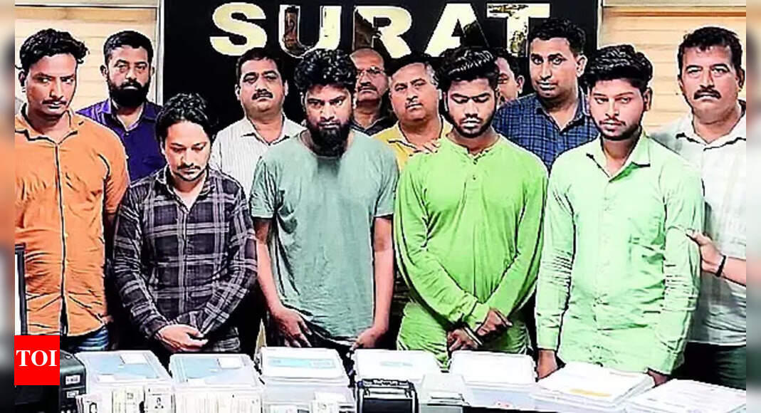 Racket Of Making Fake Govt Documents Busted, 5 Caught | Surat News ...