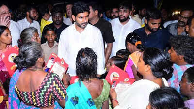 'We will reconstruct everything that YSRCP bulldozes,' says TDP leader Nara Lokesh after ...
