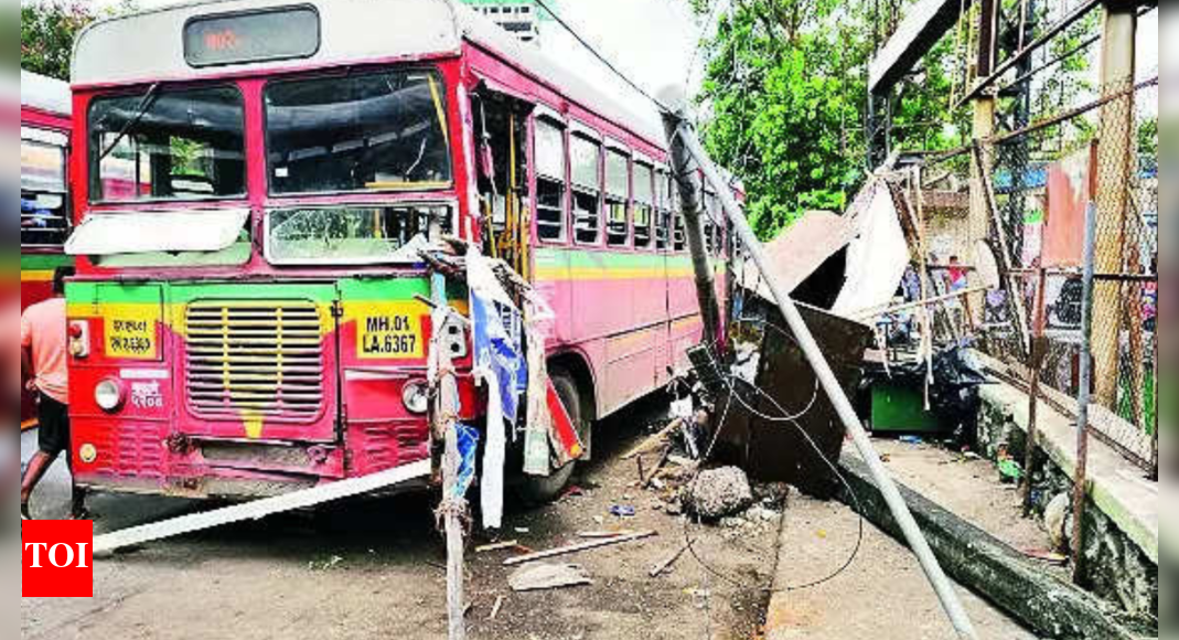 One pedestrian killed, three women injured in BEST bus crash at Borivli ...