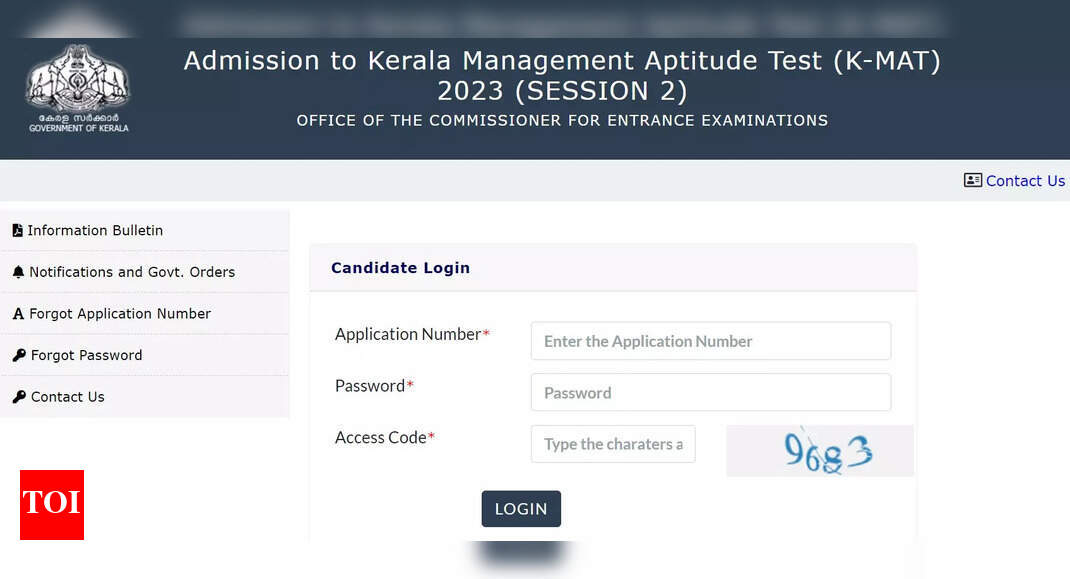 Kerala KMAT Admit Card 2023 for Session 2 released on cee.kerala.gov.in ...