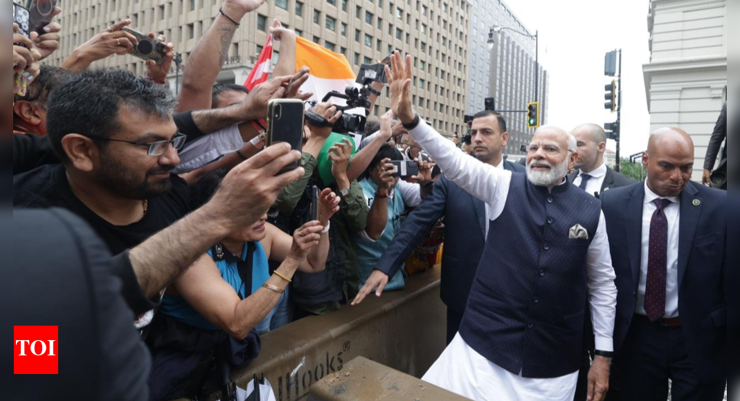 PM Modi arrives in Washington on second leg of his maiden state visit ...